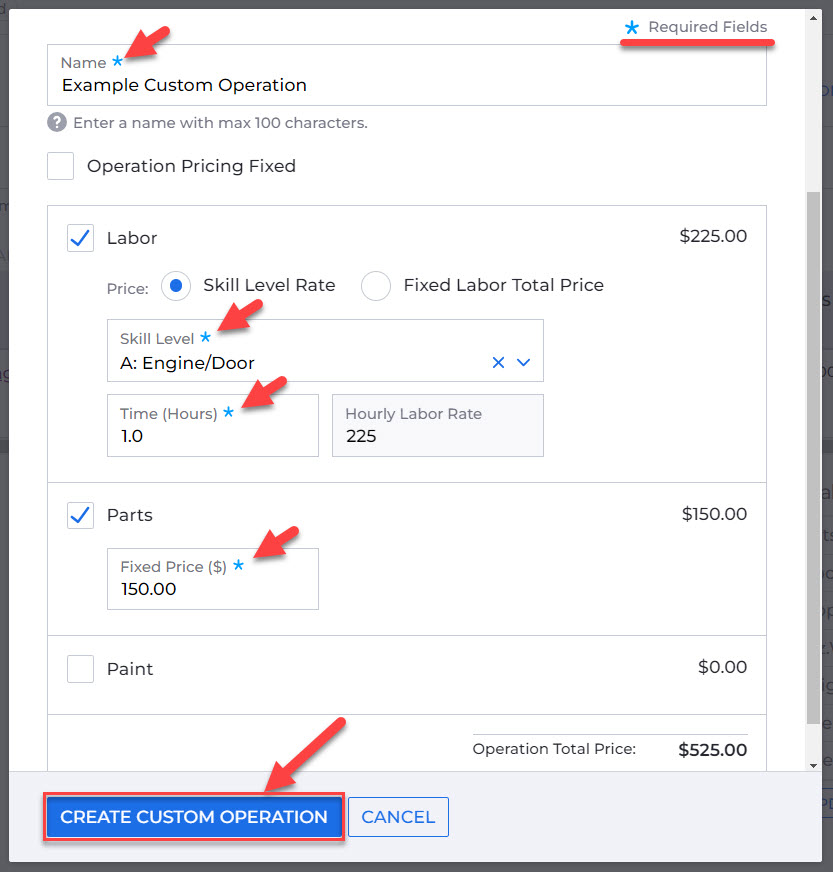 New Operations Table - Searching & Adding Operations – Decisiv